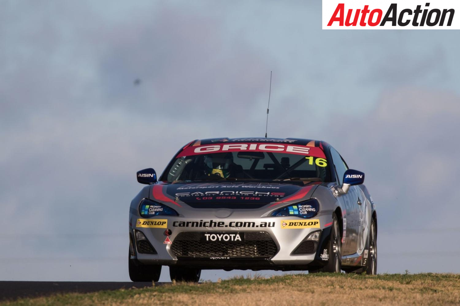 Ben Grice qualified fastest in the Toyota 86 Series - Photo: Rhys ...