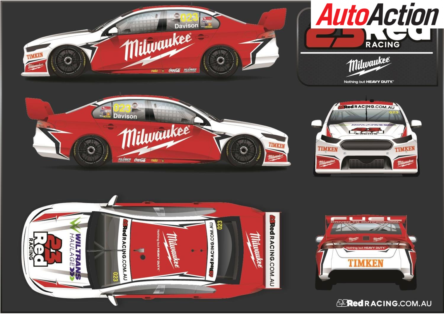 23Red Racing Milwaukee Tools livery - Image: Supplied - Auto Action