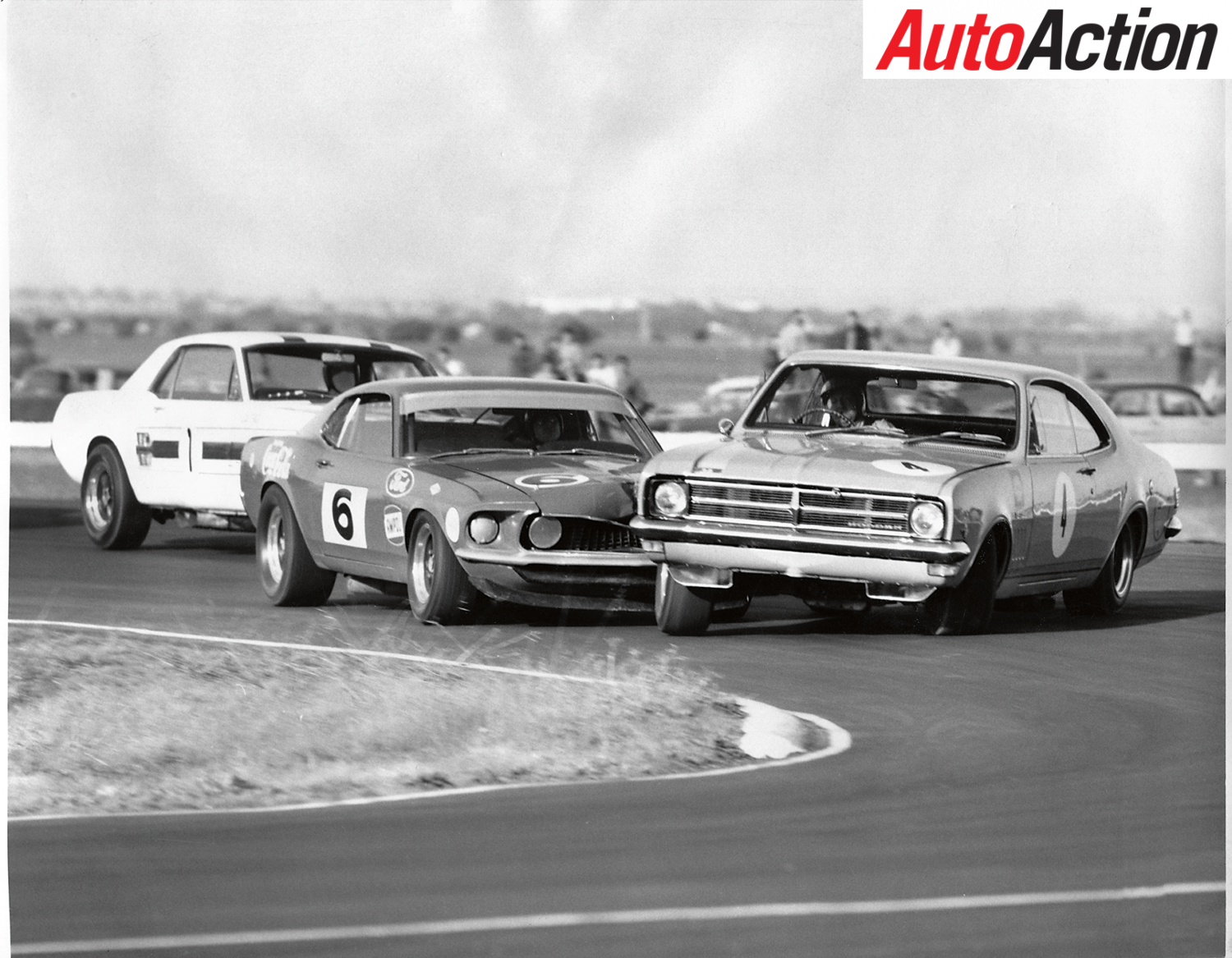 Allan Moffat maintains that this 1969 brake test at Calder was all Norm ...