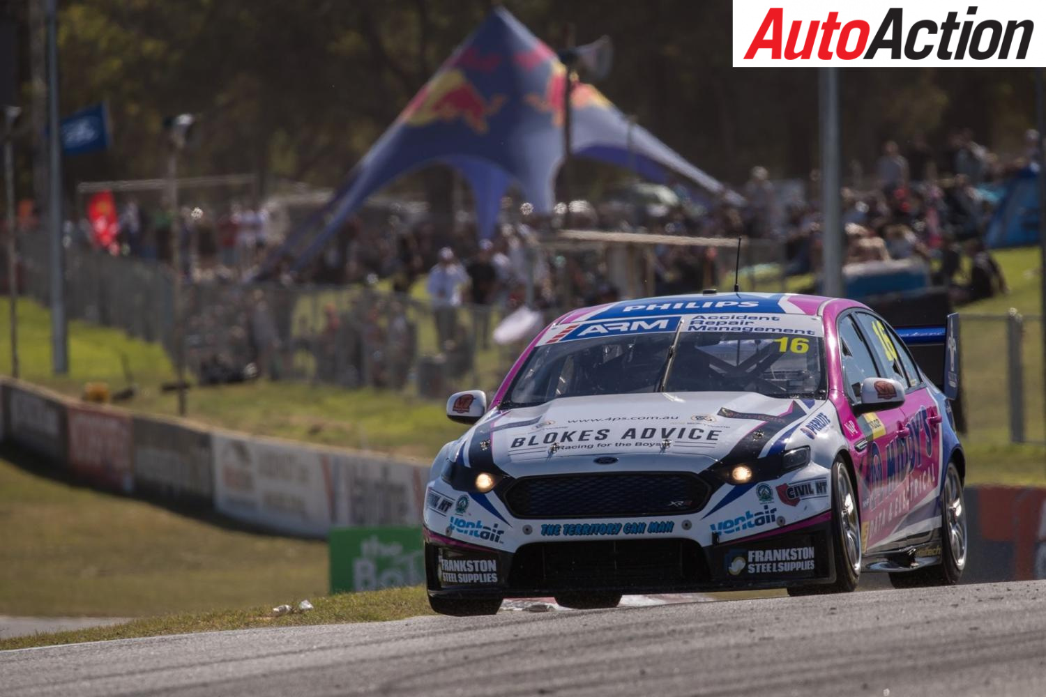 Bryce Fullwood runs MSR's Falcon in the Super2 Series - Photo: Rhys ...