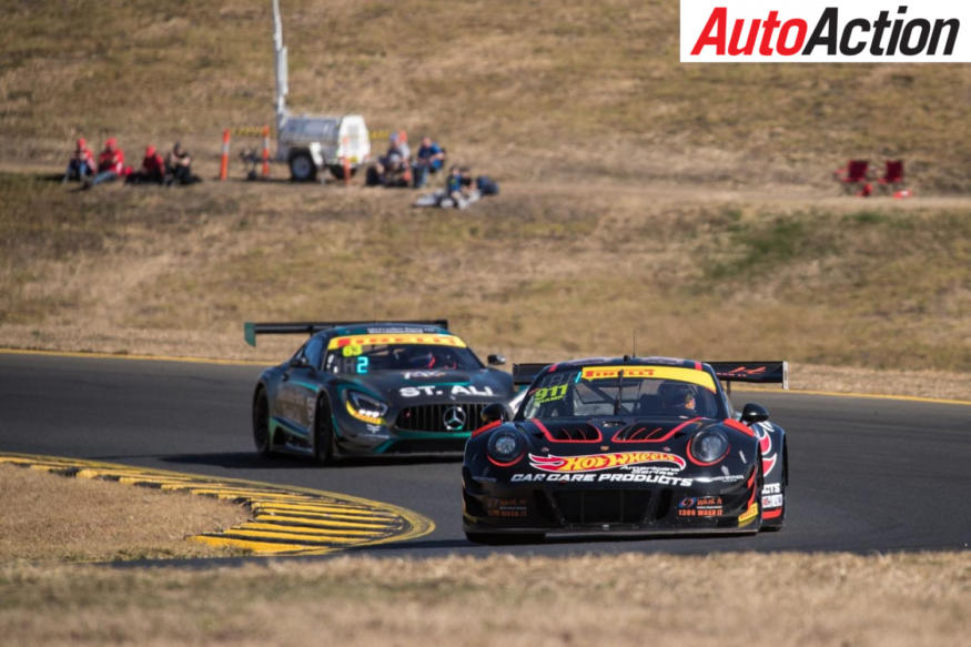 Liam Talbot and Peter Hacket shared wins in the two Australian GT races ...