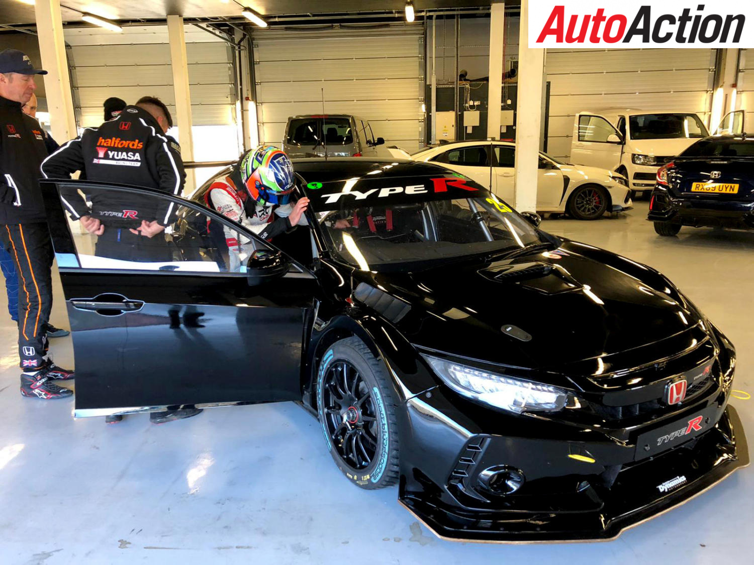 Aaron Cameron testing a BTCC Honda - Photo: Supplied - Auto Action