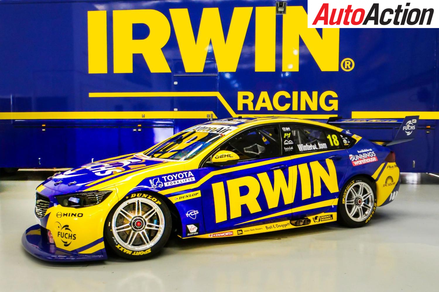TEAM 18 REVEAL IRWIN TOOLS LIVERY - Auto Action