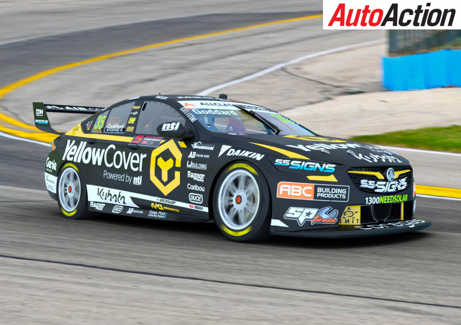 Revised livery for Zane Goddard - Image: Supplied - Auto Action