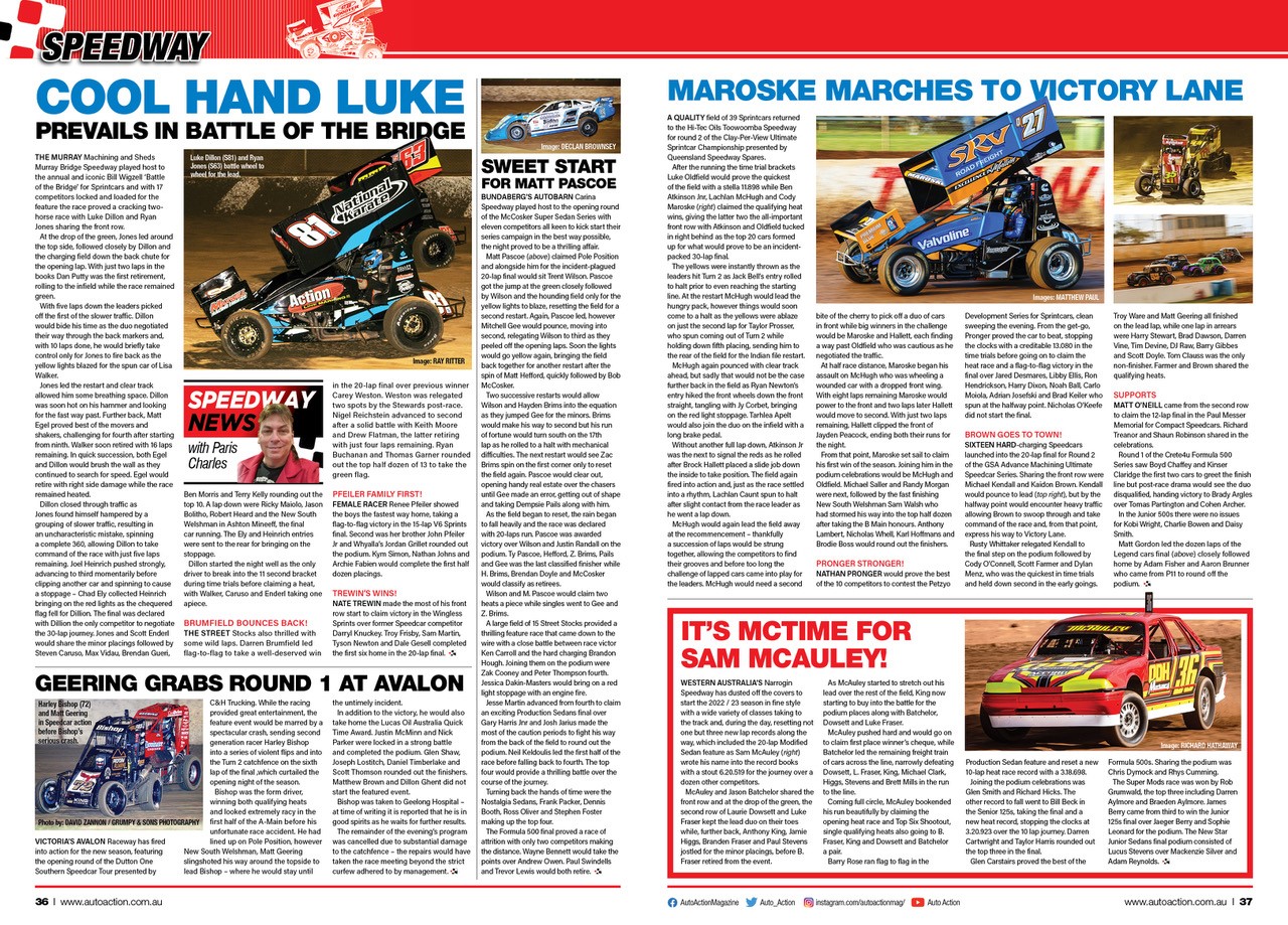 AUTO ACTION DELIVERS HEAPS OF NATIONAL AND STATE LEVEL MOTORSPORT EVENT ...