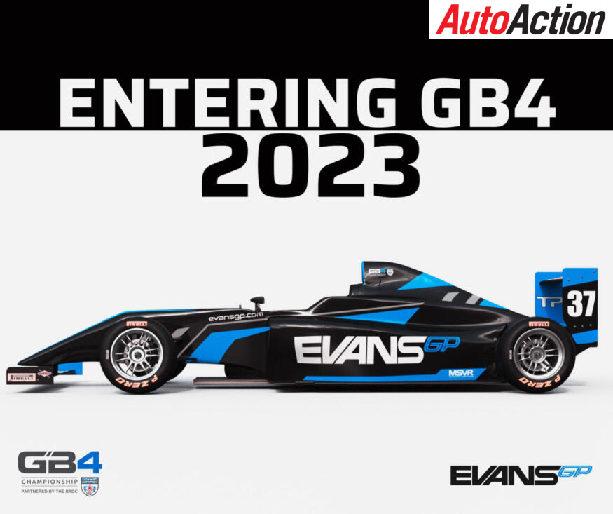 Evans GP enters GB4 in 2023 - Auto Action