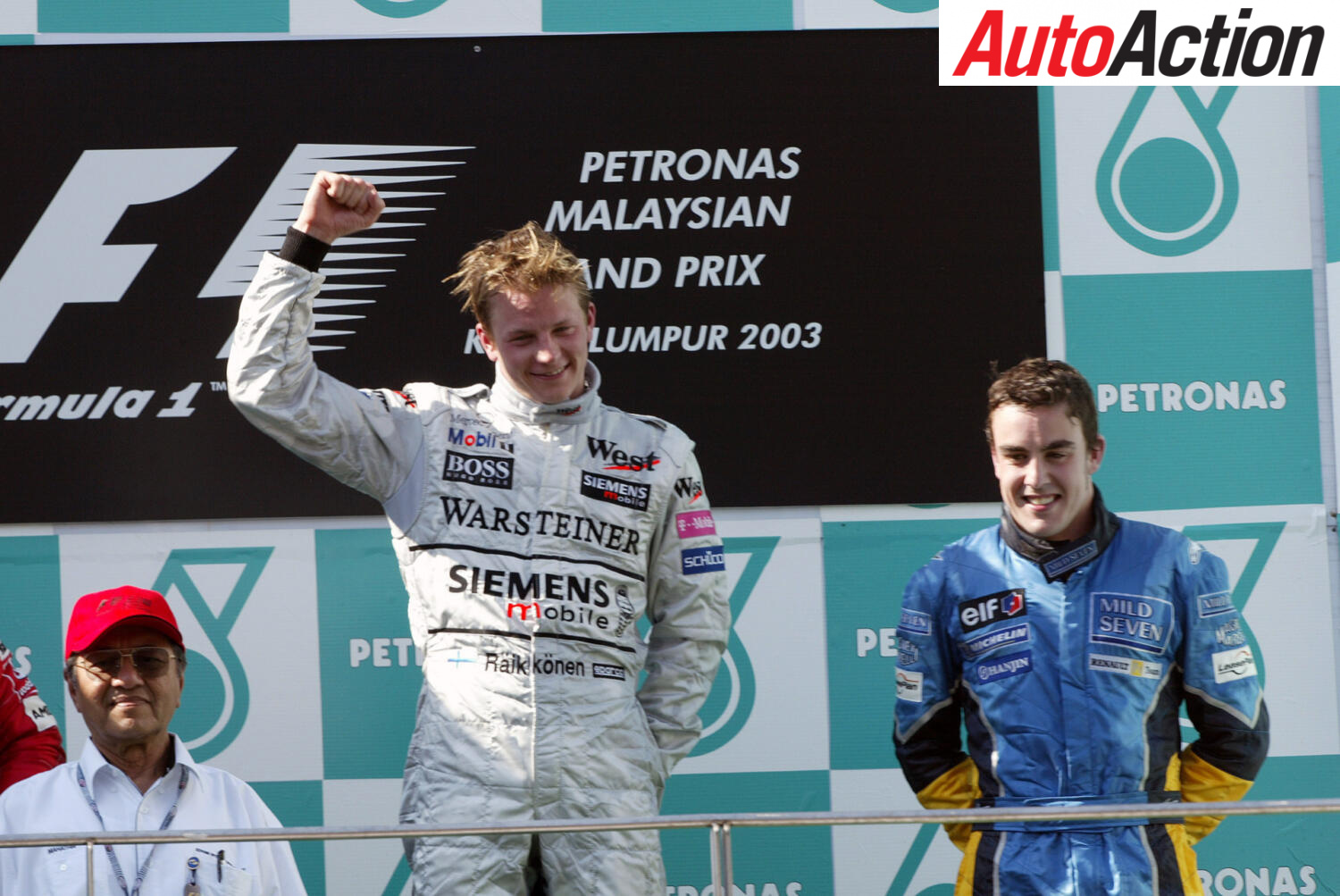 kimi raikkonen fernando alonso 2003 malaysia - Auto Action