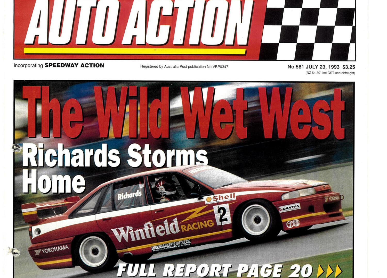 AA Perth flashback 1993: Richards masters the rain to end Ford's ...