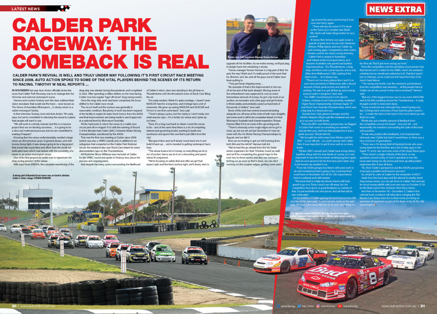 AutoAction1868 Calder Park Raceway Comeback - Auto Action