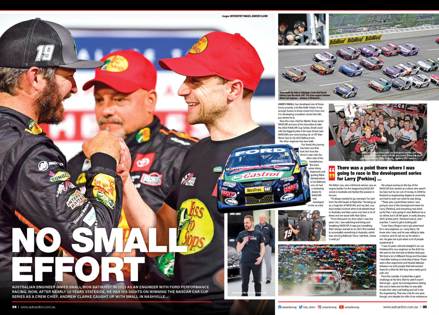 AutoAction1868 James Small Nascar - Auto Action