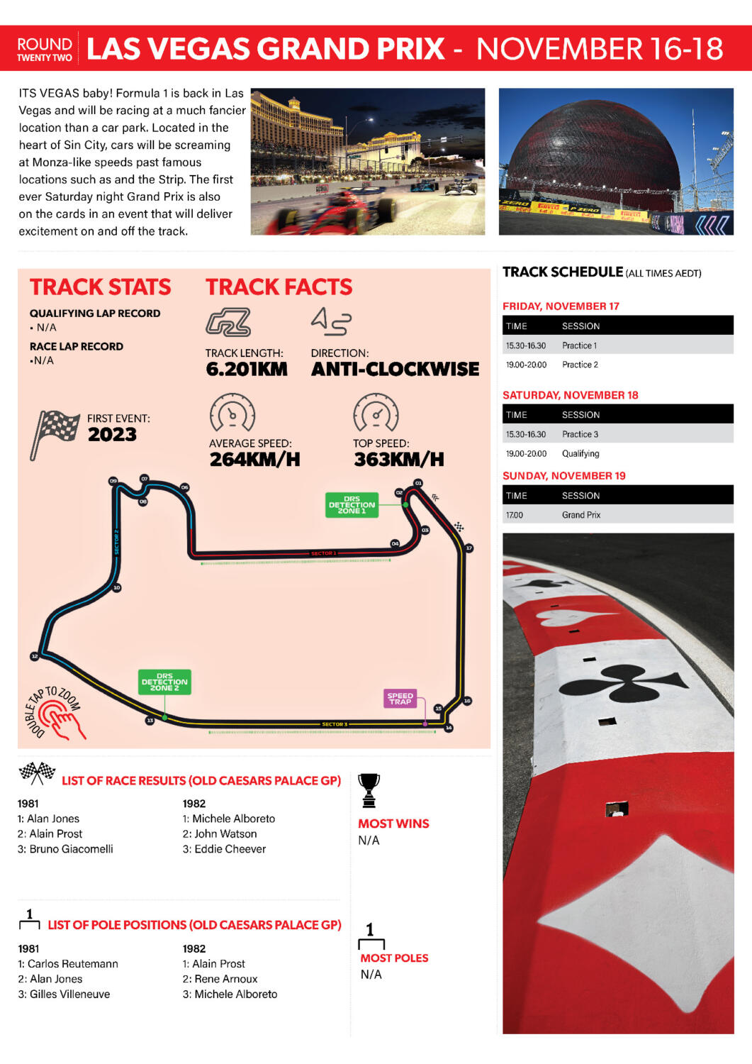 Formula 1 Las Vegas Grand Prix event guide - Auto Action