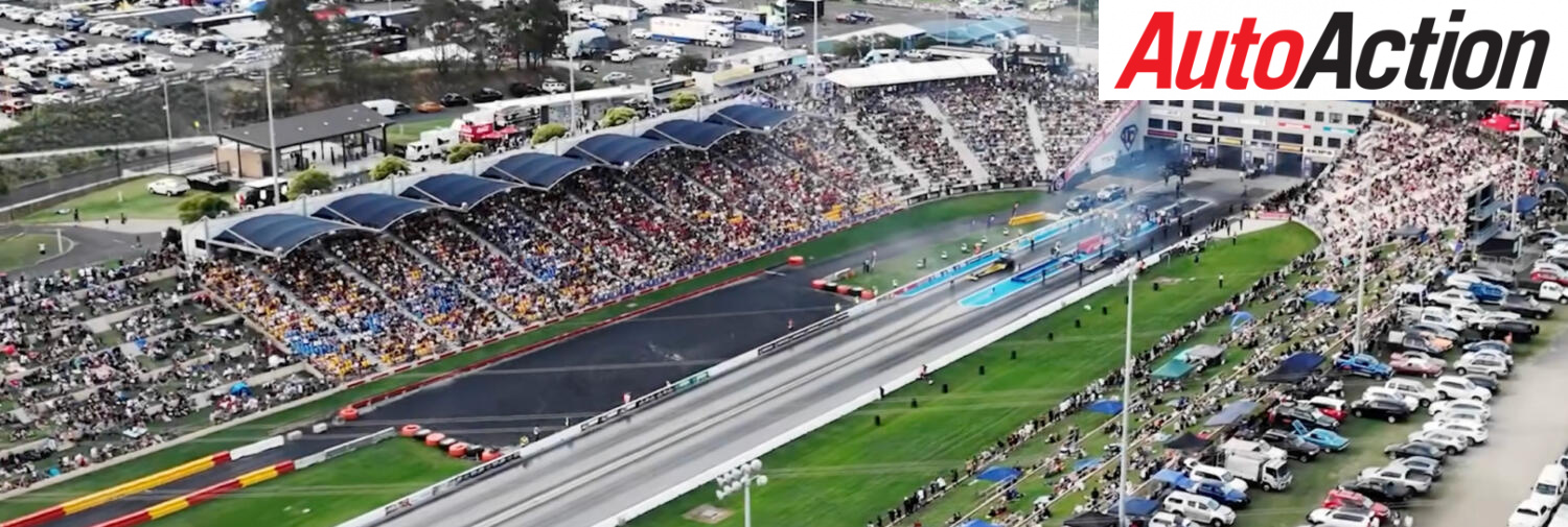 Sydney Dragway aerial shot - Auto Action