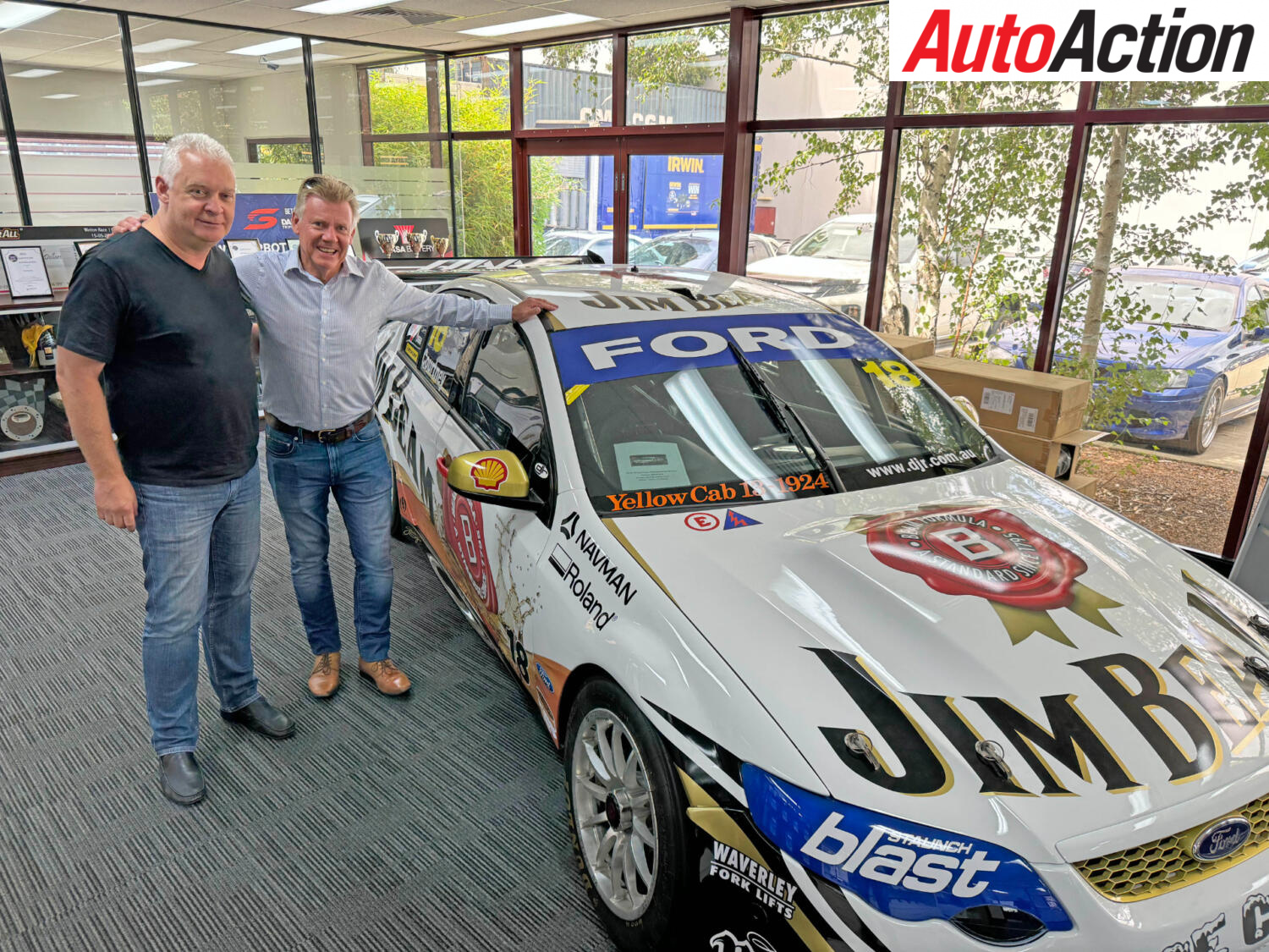 Adrian Burgess starts work at Team 18 - Auto Action