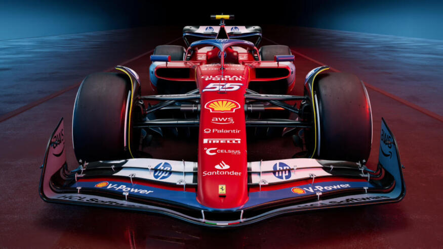 Ferrari reveal blue Miami livery featuring title sponsor HP - Auto Action