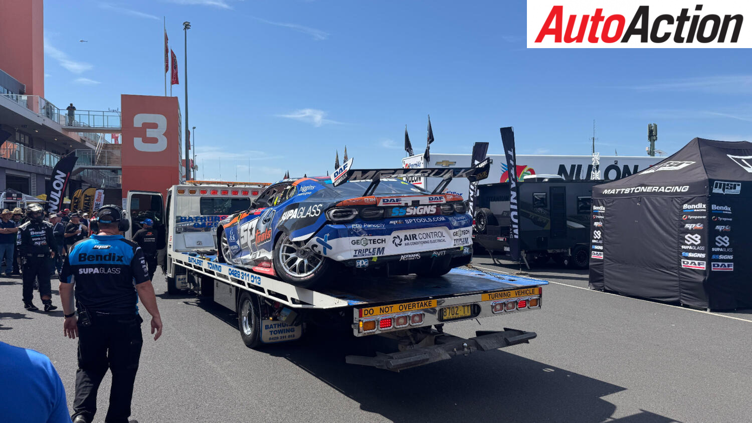 Cameron Crick crash bathurst 2024 fri - Auto Action