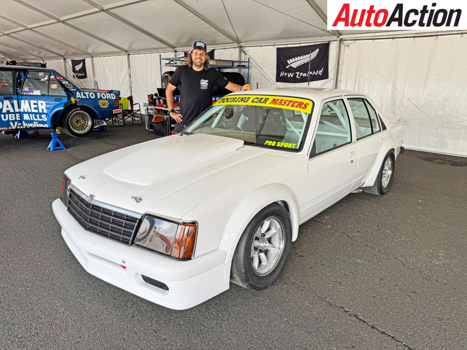 SuperUte racer Dave Casey will race the new Bendigo Retro built TCM VB ...