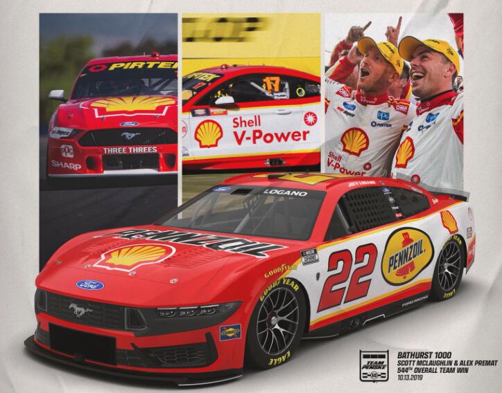 Penske NASCAR salutes McLaughlin - Auto Action