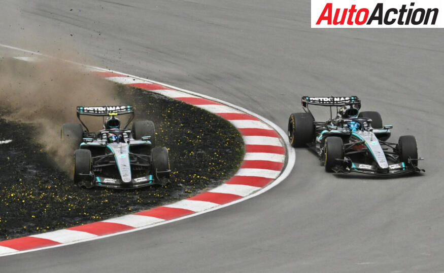 Kimi Antonelli and George Russell - Auto Action