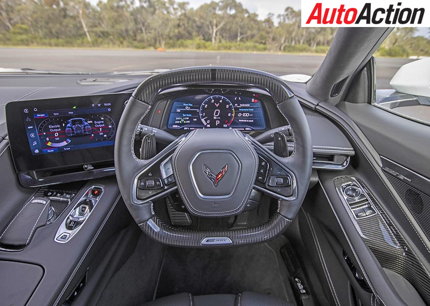Chevrolet Corvette E-Ray cockpit - Auto Action
