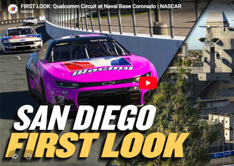 NASCAR & iRacing Reveals First Look At Naval Base Coronado Street Circuit